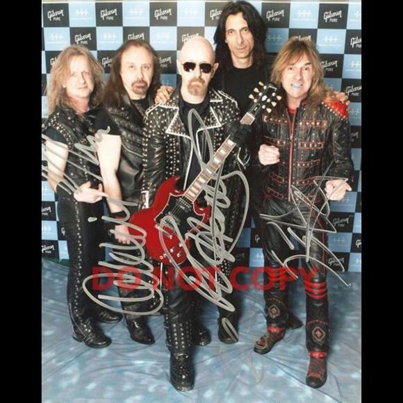 Other | Judas Priest Band Signed Reprint 8x1 Photo Autographed Rp 1 ...